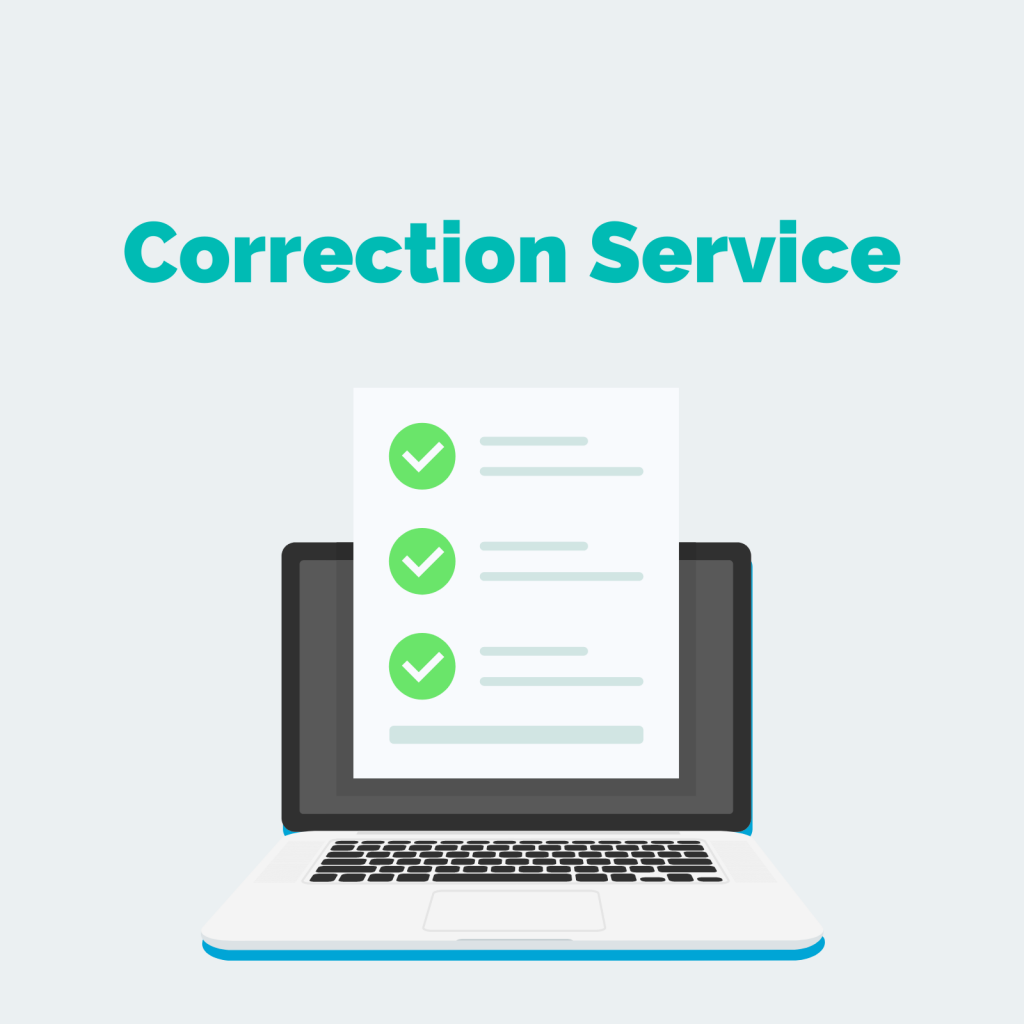 Correction Service | Coto Courses